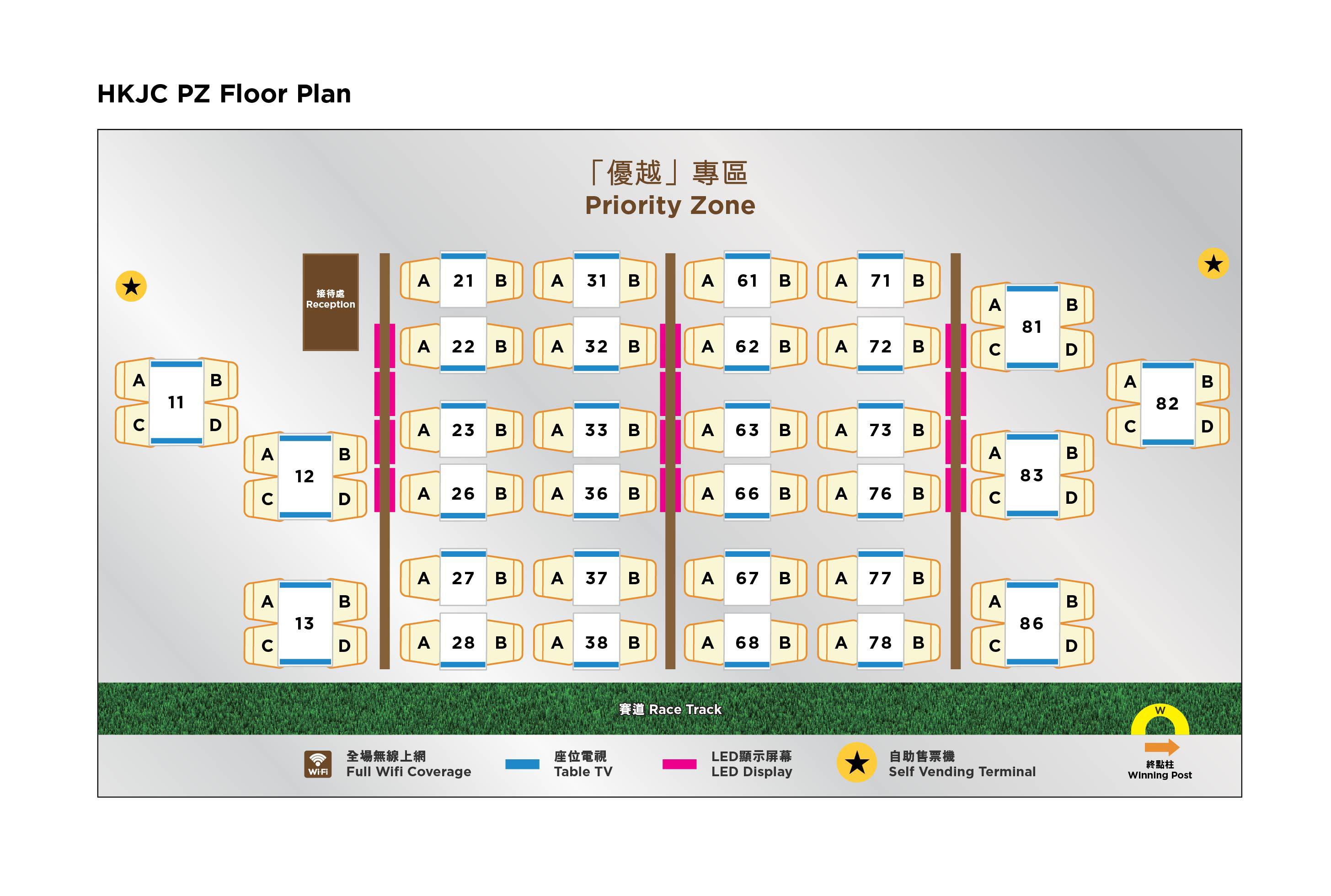 Champion Circle Priority Zone- Sha Tin Racecourse - Racecourse ...